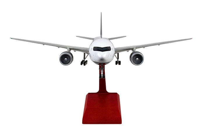 SKYMARKS AIR CANADA 777-300 1/100 W/WOOD STAND & GEAR (**)