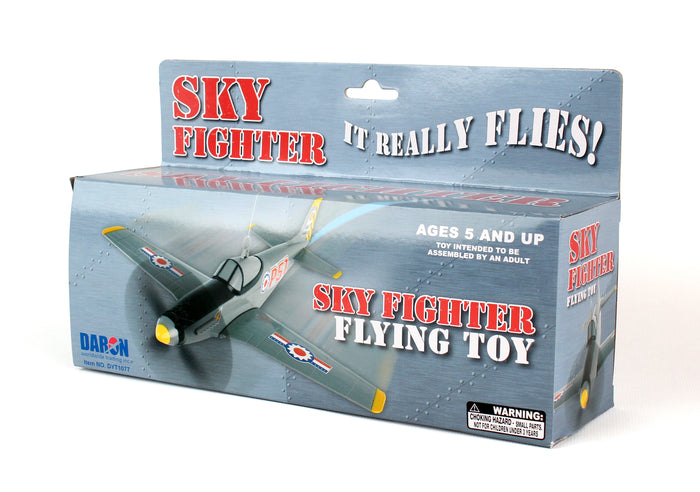SKY FIGHTER FLYING TOY ON A STRING (**)